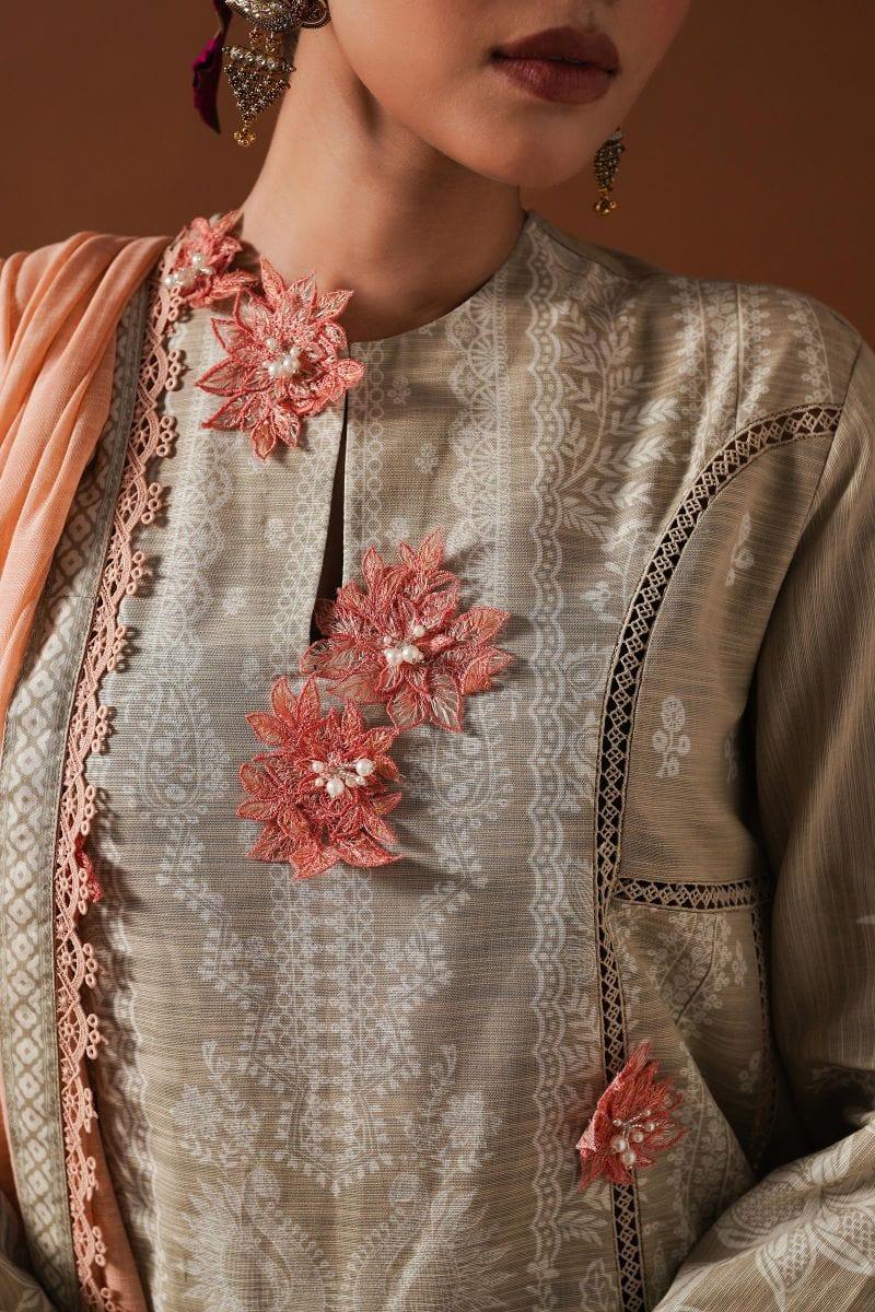 Sana Safinaz - H232-007A-CQ - 3 Piece - Unstitched