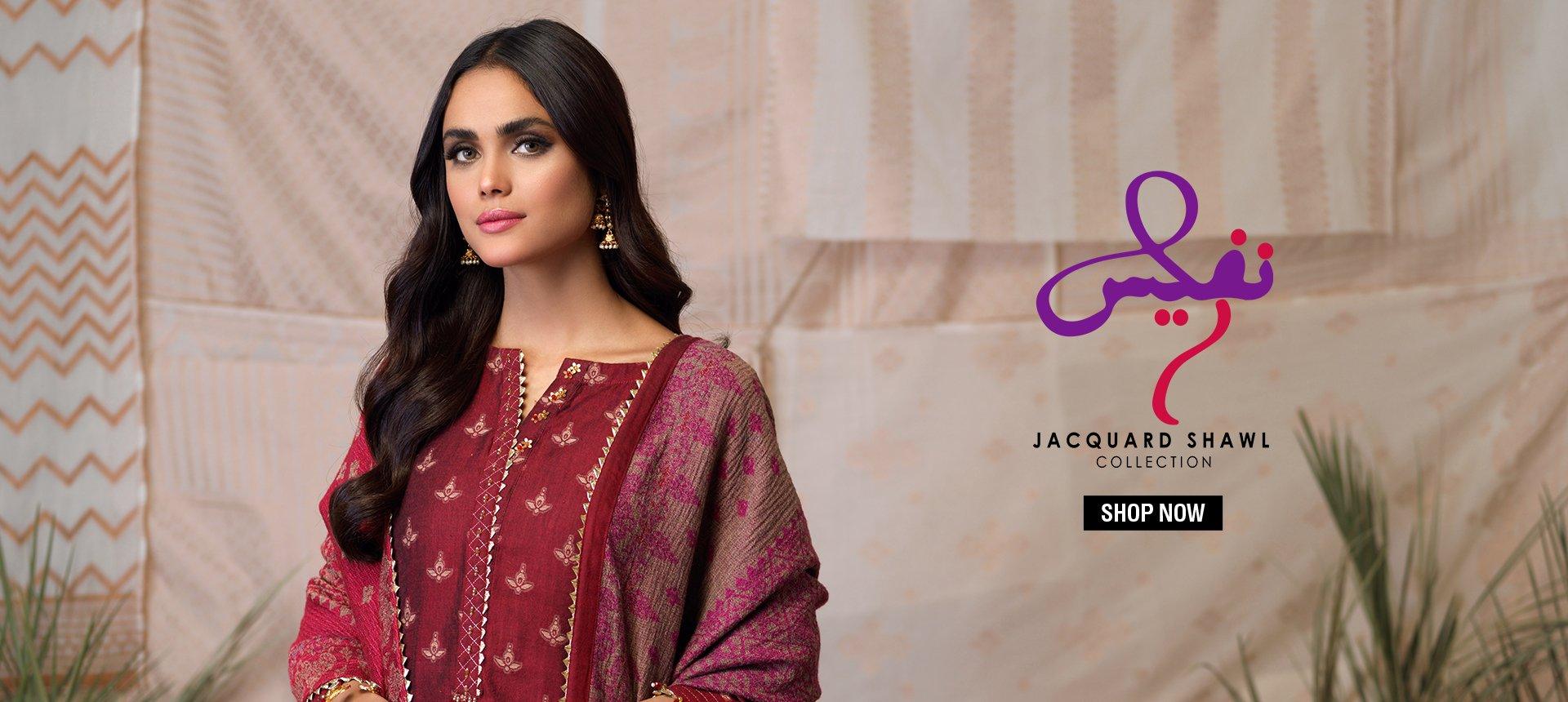 Bonanza Satrangi Nafees Jacquard Shawl Collection 2022 – Studio by TCS