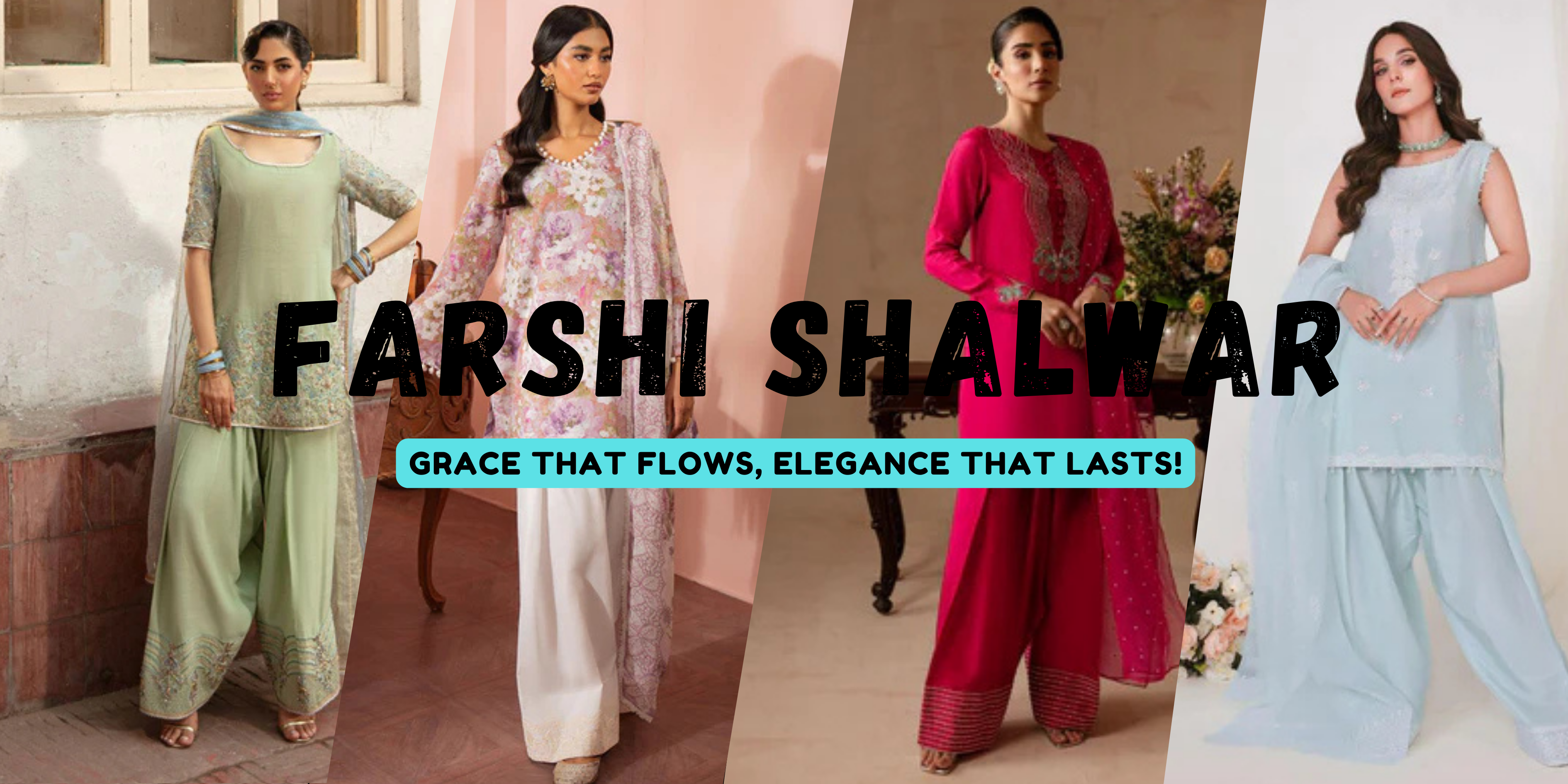 Farshi Shalwar – Traditional Elegance with a Modern Touch – Studio by TCS