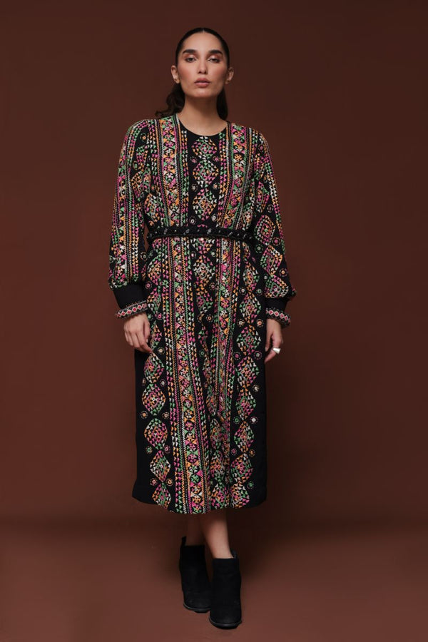 Huma Adnan - Hayat - Black - Chiffon - 1 Piece – Studio by TCS