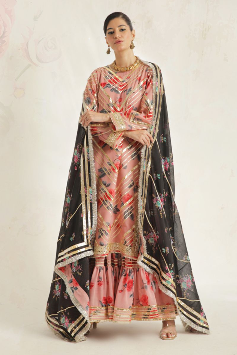 Gulenoor - Kalidaar Blush - Light Pink - Acrylic Lawn - 2 Piece ...