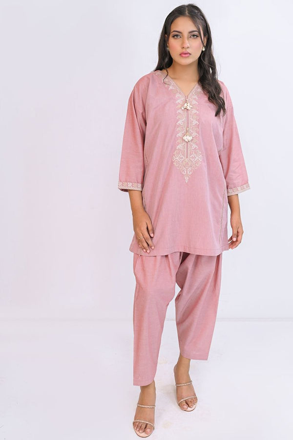 Ayla Studio - Seher - Chambray - Pink - 2 Piece – Studio by TCS