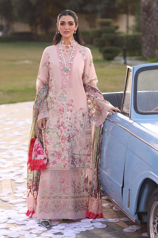 Musferah Saad - BLOOME - Blush Pink - Lawn - 3 Piece – Studio by TCS
