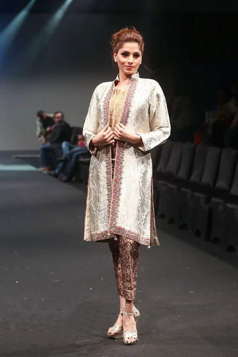 Sadia Aamir - Ivory tusk - Jamawar & Chiffon - 3 Piece – Studio by TCS