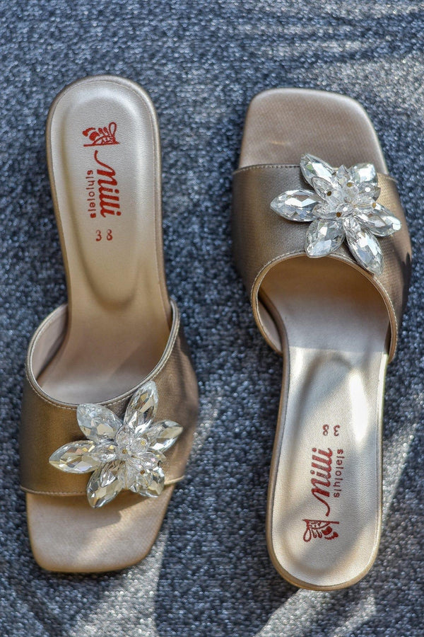 Milli Shoes - Heels - Golden - 1501 – Studio by TCS